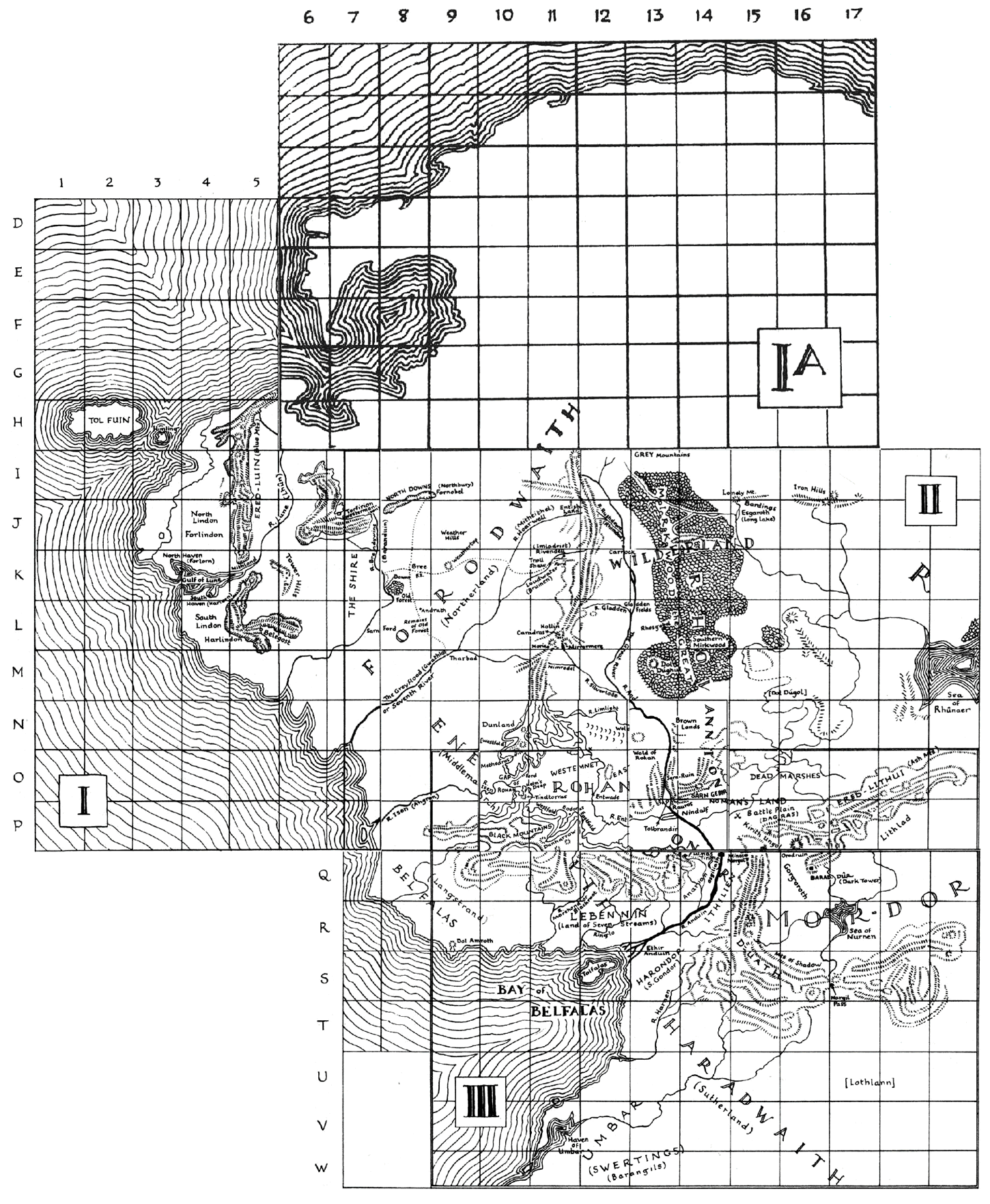 Map of Arda (Unofficial by me, 2002) : r/lotr