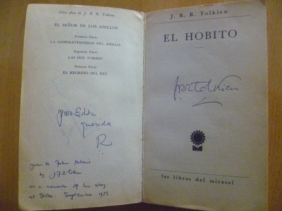 File:El hobito - Inscribed by Tolkien.jpg - Tolkien Gateway