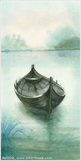 File:John Howe - Elven boat.jpg - Tolkien Gateway