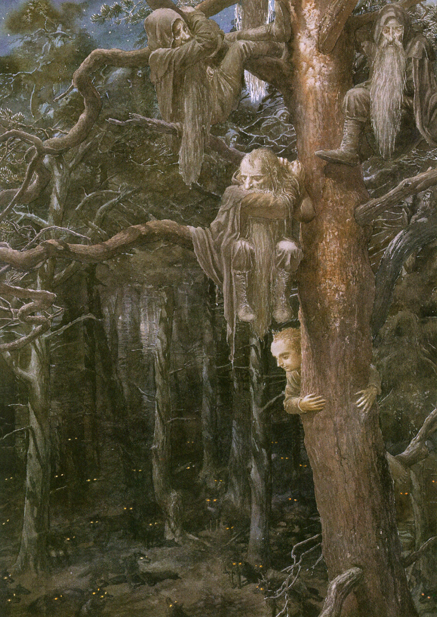 File:Alan Lee - The Wargs.jpg - Tolkien Gateway