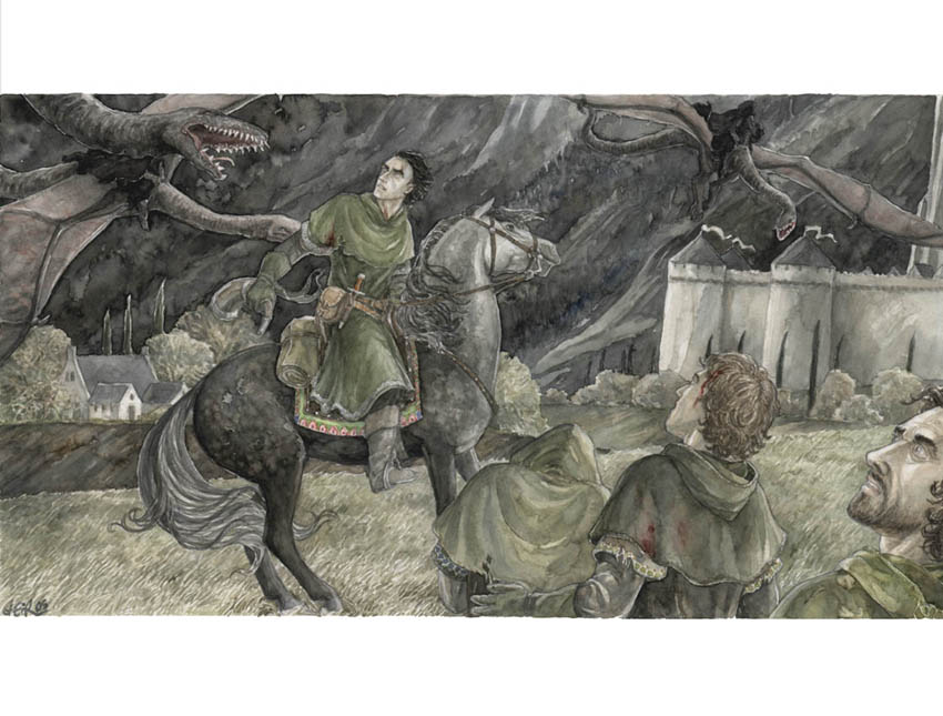 File:Anke Eißmann - The Nazgûl attack.jpg - Tolkien Gateway