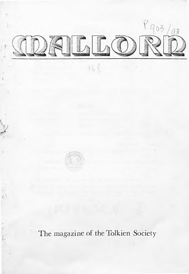 Mallorn 8 - Tolkien Gateway
