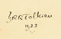 J.R.R. Tolkien's signature - Tolkien Gateway