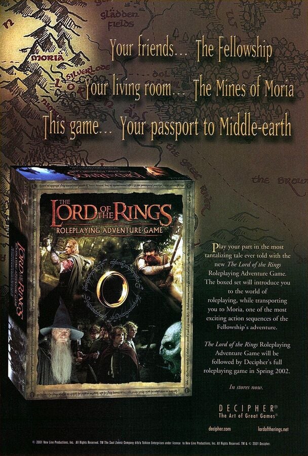 The Lord of the Rings Roleplaying Adventure Game - Tolkien Gateway