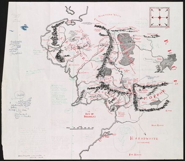General Map of Middle-earth - Tolkien Gateway